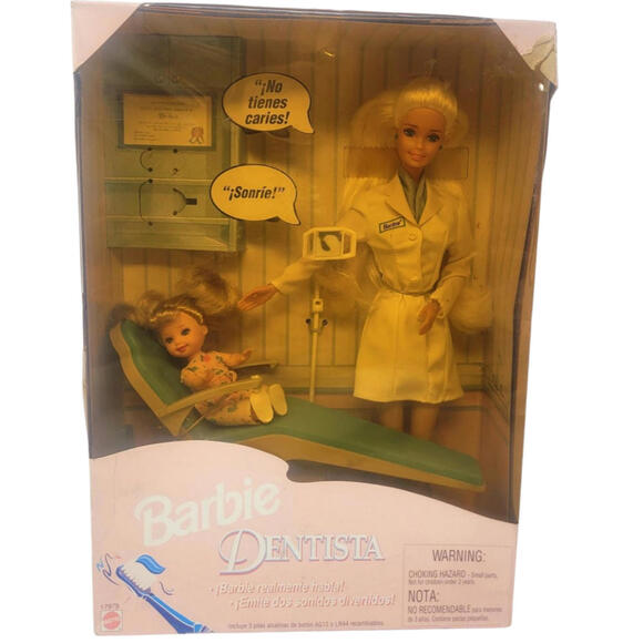 Barbie | Toys | Barbie Dentista Spanish Speaking Doll With Kelly Doll ...